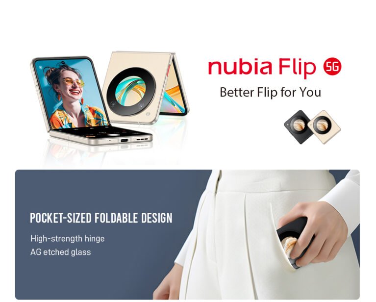 Nubia Launched its First Foldable Phone, the Nubia Flip 5G, at Mobile ...