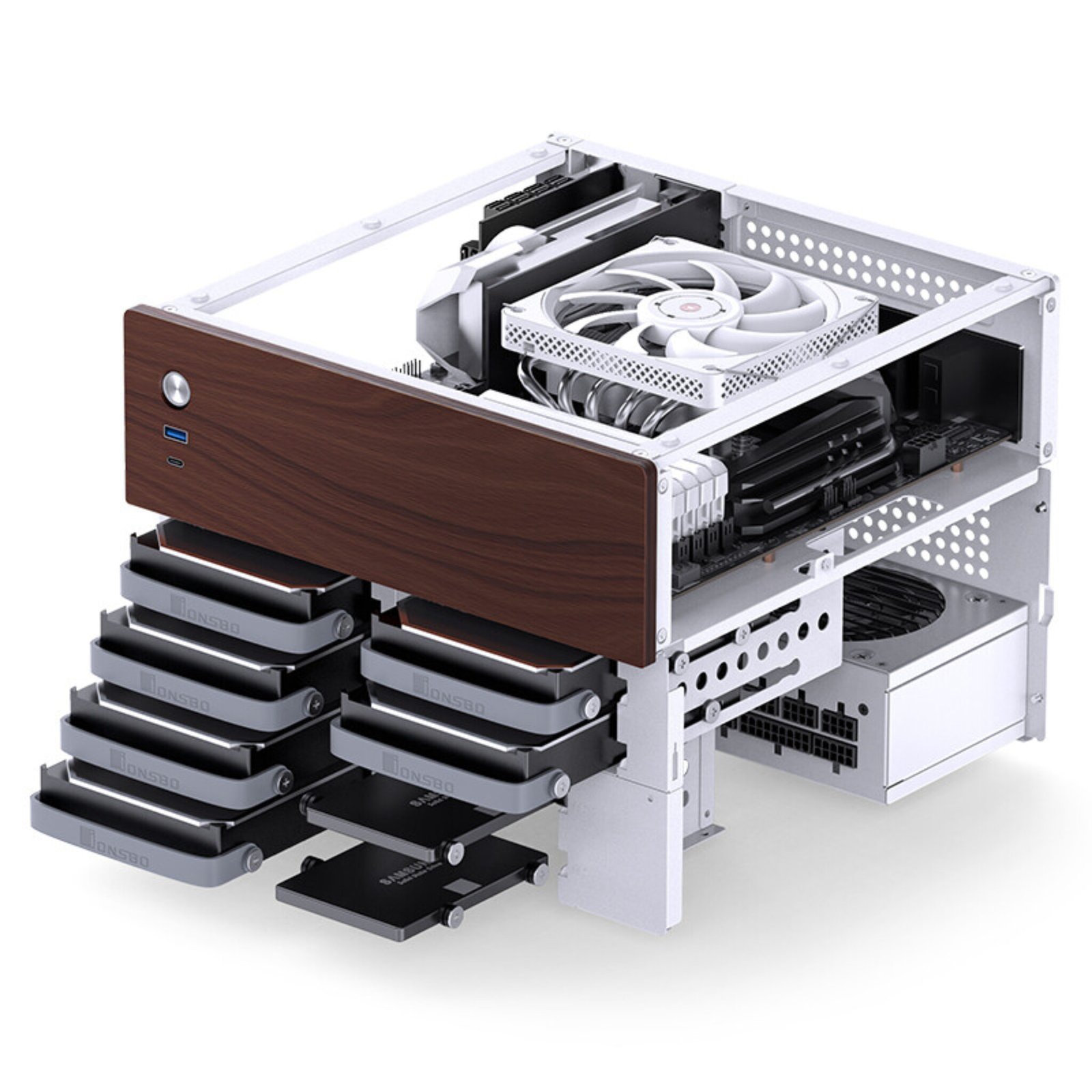 Jonsbo Unveils N4 Series: Cube-shaped Micro-ATX Cases for DIY NAS ...