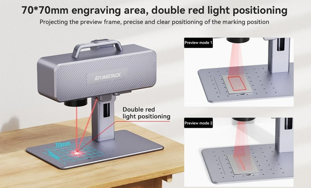 Atomstack M4 Handheld Laser Machine: 12000mm/s Engraving Speed ...