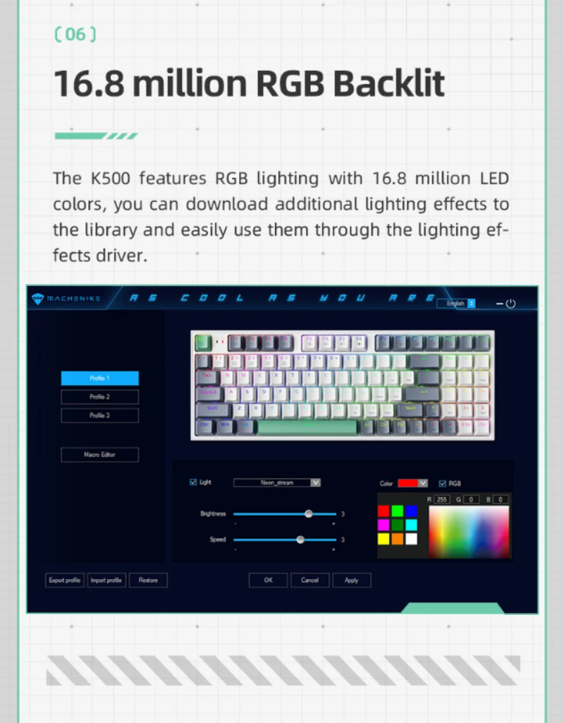 Machenike K500 Mechanical Keyboard: Hot Swappable 94 Keys! - XiaomiToday